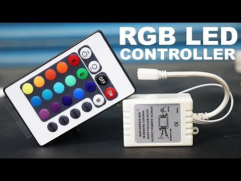 12V 24 KEY RGB LED REMOTE CONTROLLER EASY WAY UNBOXING