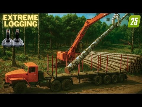 FS25 INSANE Forestry Like Never Before! Pinewood Forest Logging Madness | Farming Simulator 25