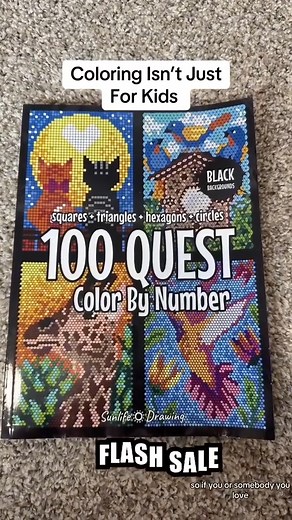 🎨 Ready for some color-by-number magic? 🌟 Dive into "100 QUEST Color by Number" and watch stunning mosaics come to life with every stroke! Whether you're looking to relax or unleash your creativity, this book has it all. Perfect for artists of all levels – just follow the numbers and let the colors do the rest. 🖌️✨ Get lost in vibrant patterns and unlock your inner artist! 🎨📚 Grab yours today and start your colorful journey!👇 | Vincent Store