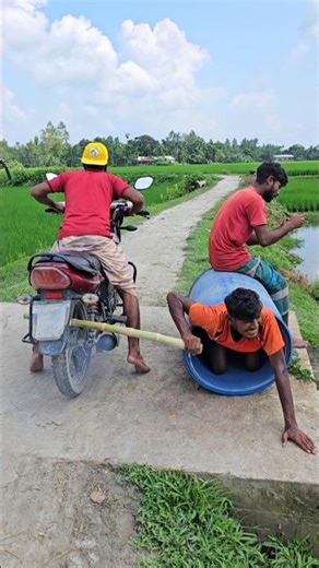 The bike is not running.