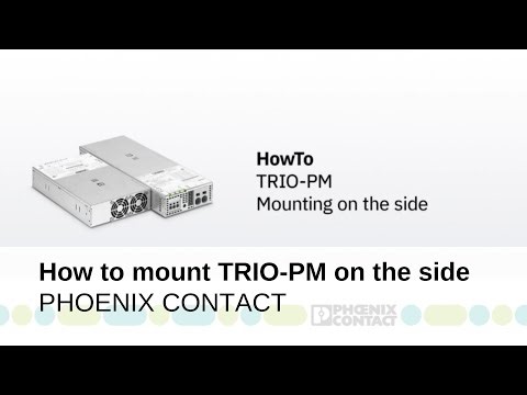 How to mount TRIO-PM on the side