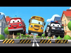 Police Car in Troublemaker | Crane Truck Rescue construction