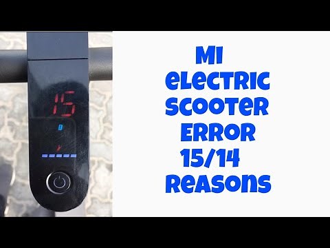 MI Electric Scooter Error 15 / Error 14 Solution
