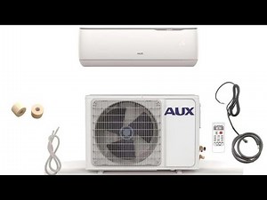 How I Install My First Mini Split Heat Pump With AC Combo | AUX Mini Split 1200 BTU 115 Volt