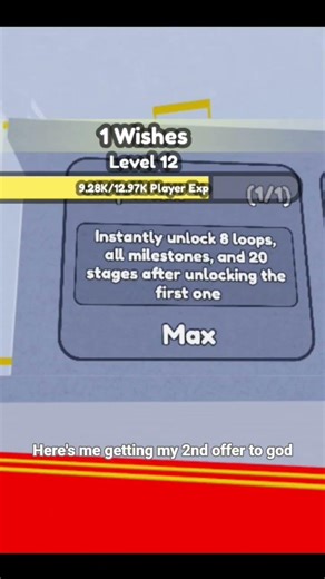 2nd Offer to god in Untitled Upgrade Tree #roblox #robloxshorts #robloxgames #music #gaming #sound