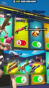 How to get the Gingerbread SMG in 1v1 with every gun - Day 93 of asking @hivecr8 for superfan