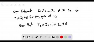 SOLVED:Give examples to show that an infinite intersection of open sets may not be open, and an infinite union of closed sets may not be closed. [Hint: Show that ⋂n=1^∞(-(1)/(n), (1)/(n))={0} and .⋃n=2^∞[(1)/(n), 1-(1)/(n)]=(0,1) .]