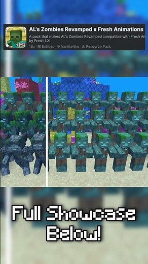 AL's Zombies Revamped | Minecraft resource pack