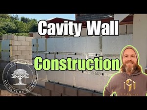 CAVITY WALL & INSULATION Tips | BRICKLAYING Blocks up to Lintel Height | House Extension Build