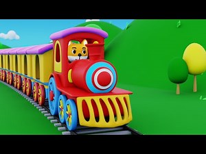 Number Train Adventure | Learn Numbers 1–10 | Fun Kids Cartoon