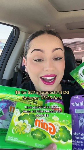 Dollar General Gain Deal 03/25 ‼️Please note this deal does not work at all stores. If your store does not allow you to stack the two DG $5 off coupons do not do this deal, please🙏🏻💕 ‼️How do you know if your store allows stacking? Works with “old system”, in other words stores without the digital screen at checkout. Trial and error or you could ask an employee although they may not always know. ‼️Does this deal work online? I only do this deal in store, you can however try and see how It wor