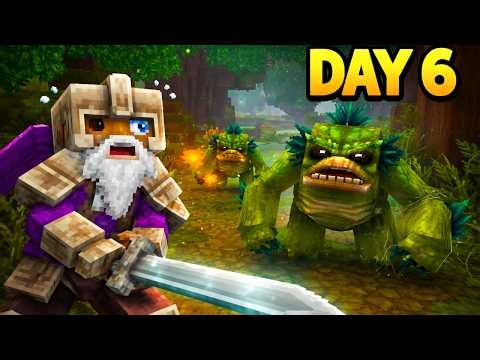 DAY 6: THE FOREST MONSTERS FOUND ME 😨(Hytale)