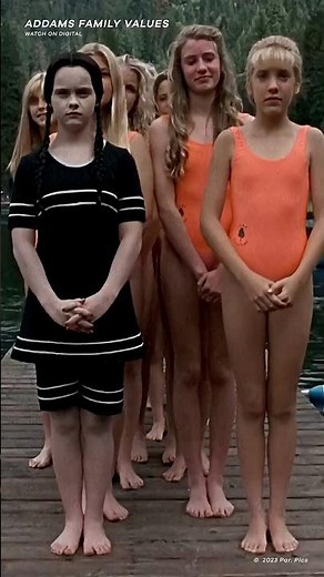 Wednesday can't swim Addams Family Values 1993
