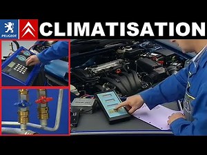 Diagnosis and interventions on the air conditioning training PSA Peugeot Citroën