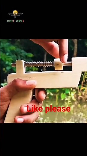 Amazing Bamboo Spring Shooter Powerful DIY Bamboo Gun!Premium Wooden Handcrafted #bamboo#woodengun