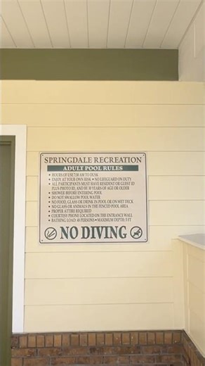 Springdale Recreation Adult Swimming Pool @ The Villages Florida