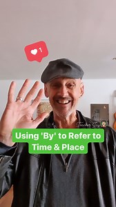 The word 'by' in English has different usages 😯, today we are going to explore how to use 'by' when talking about time and place 🤓. | ABA English