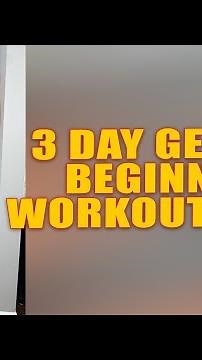 3 Day Gentle Beginner Workout Plan