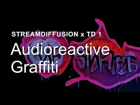 Audioreactive Graffiti – TouchDesigner x StreamDiffusion Tutorial 1