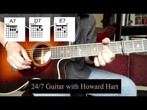 FOR YOU BLUE GUITAR LESSON - How To Play For You Blue By The Beatles