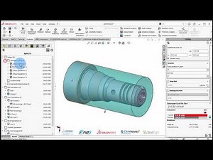Tutorial SolidWorks Costing #2 Turning & Sheet Metal