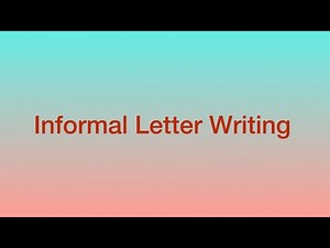 How to Write a Letter to a Friend | Informal letter in English |🔥👩‍🏫