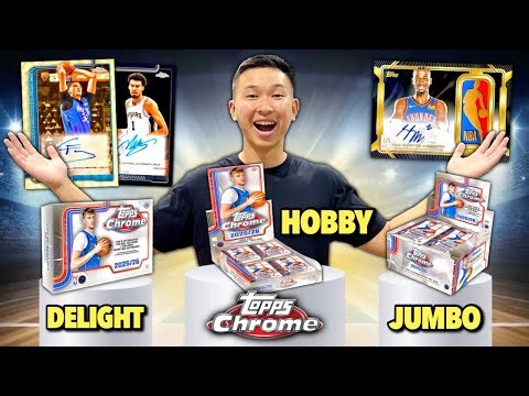 TOPPS CHROME BASKETBALL HAS OFFICIALLY RETURNED (BOOM)! 😱🔥 2025-26 TC Hobby, Jumbo & Breaker Delight