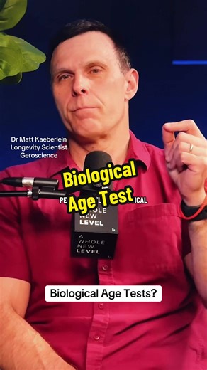 Is getting a Biological Age Test just a gimmick? Dr Matt Kaeberlein is a longevity scientist Geroscientist and is referred to as one of the best in the entire industry @Optispan #mattkaeberlein #microbiome #longevity #healthspan #geroscience