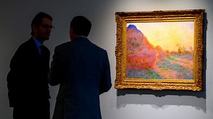 Monet’s Haystacks painting fetches $160m at NY auction