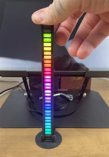 Barra de LED Interativa Sensível ao Som para Seu PC