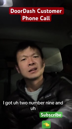 DoorDash Customer Phone Call #doordash #ubereats #comedy #uber #dasher #phonecall #call #phone