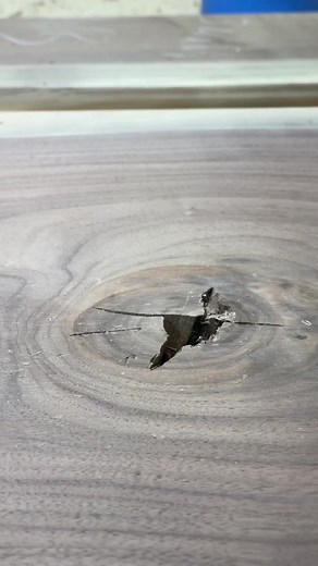 4.3M views · 10K reactions | Part 1-- Using the Shaper Origin to cut the back side of a knot out. The circle inlay will stabilize the grain and hold in epoxy that will be poured from the front. #woodworking #reels #inlay #shaper #grainmatch #headboard #woodshop | Boundary Fog Furniture | Facebook