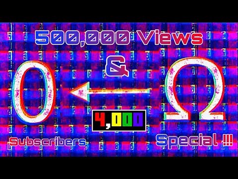 Numbers Absolute Infinity to 0 ??? (1/2M Views & 4K Subscribers special !)