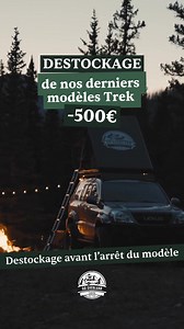 DESTOCKAGE OCTOBRE 🔥 -500 € sur notre tente Trek Prête à partir en 1 semaine, la Trek est notre tente de toit la plus compacte et légère. Tout est inclus : tente rigide, matelas, échelle, doublure thermique, tapis, lumière, sacoches… 💥 1 490 € au lieu de 1 990 € À chacun sa tente, à chacun sa route. | GoOverland Europe