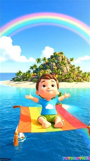 Baby Finds a Magic Carpet & Flies Over Cities Mountains & Ocean! 🪄✨ Most Magical Adventure Ever! 🥹💛