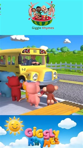 [ 1 MINUTE LOOP ] 🚍 Wheels on the Bus Sound Variations🎶 || Several Version | Giggle Rhymes