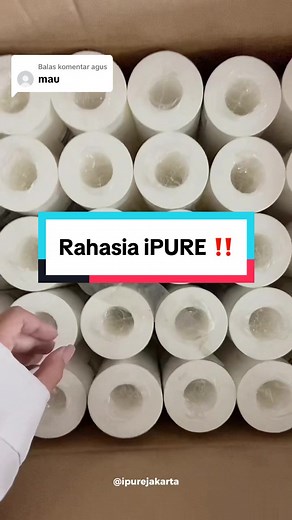 Membalas @agus air PAM juga bisa aman di konsumsi kalau sudah di filter oleh iPURE 😆 #depotairminumisiulang #filterairminum #usahadepotairminum