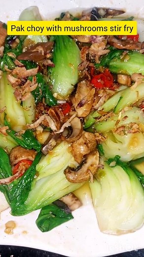 Delicious Pak Choy and Mushroom Stir Fry Recipe
