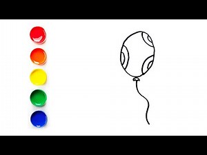 How to draw a balloon drawing easy