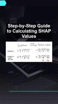 Step-by-Step Guide to Calculating SHAP Values #ai #artificialintelligence #machinelearning #aiagent