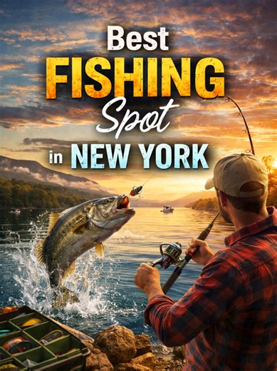 What are the best fishing spots in New York? #fishing #outdoor #fishinglife #newyork #fishingtiktoks