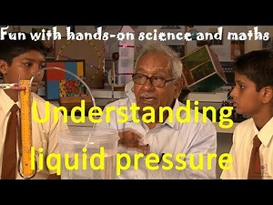 Understanding liquid pressure - English