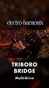 1.9K views · 67 reactions | Along with overdrive and disrtortion, the new EHX Triboro Bridge multimode drive pedal features a fat and full fuzz in an ultra-compact package! The Fuzz mode features a noise gate and a lowpass filter for powerful tone control. Learn more at ehx.com/triboro #ehx #guitarpedals #guitargear #guitareffects #electroharmonix #bigmuff #fuzz #overdrive #distortion | Electro-Harmonix | Facebook