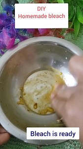 DIY Homemade bleach #reelsfypシ #foryouシ #diyblech #bleach #SkinWhitening | Beauty Tips and Tricks By Luna