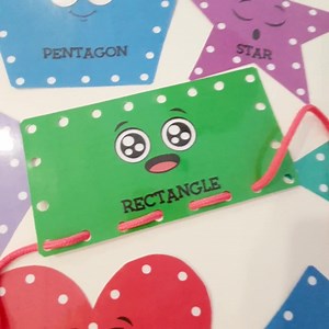 Shapes Lacing Cards: Montessori Fine Motor Activity (PDF) - Etsy