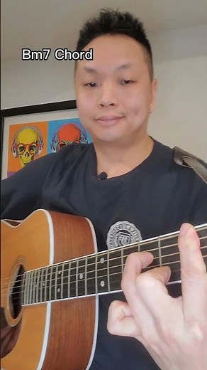 Bm7 Chord on Guitar 🎸💓 #shorts #guitarlesson #guitartutorial