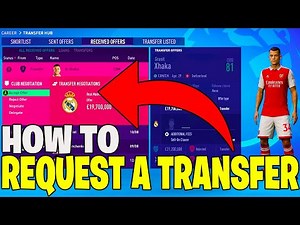 How to Request Transfer Player/Manager Career Mode FIFA 23