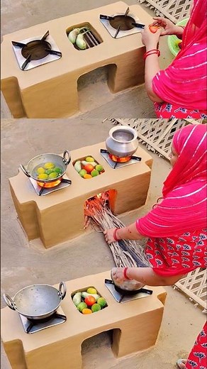 Amazing Clay Wood Stove 🔥 | Traditional Mud Cooking Stove Build Step by Step