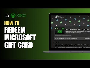 How to Redeem Microsoft Xbox Gift Card (2025)
