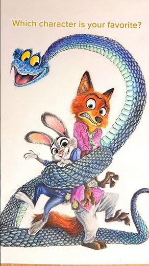 Drawing Gary from Zootopia 2! #gary #zootopia #drawing #shorts